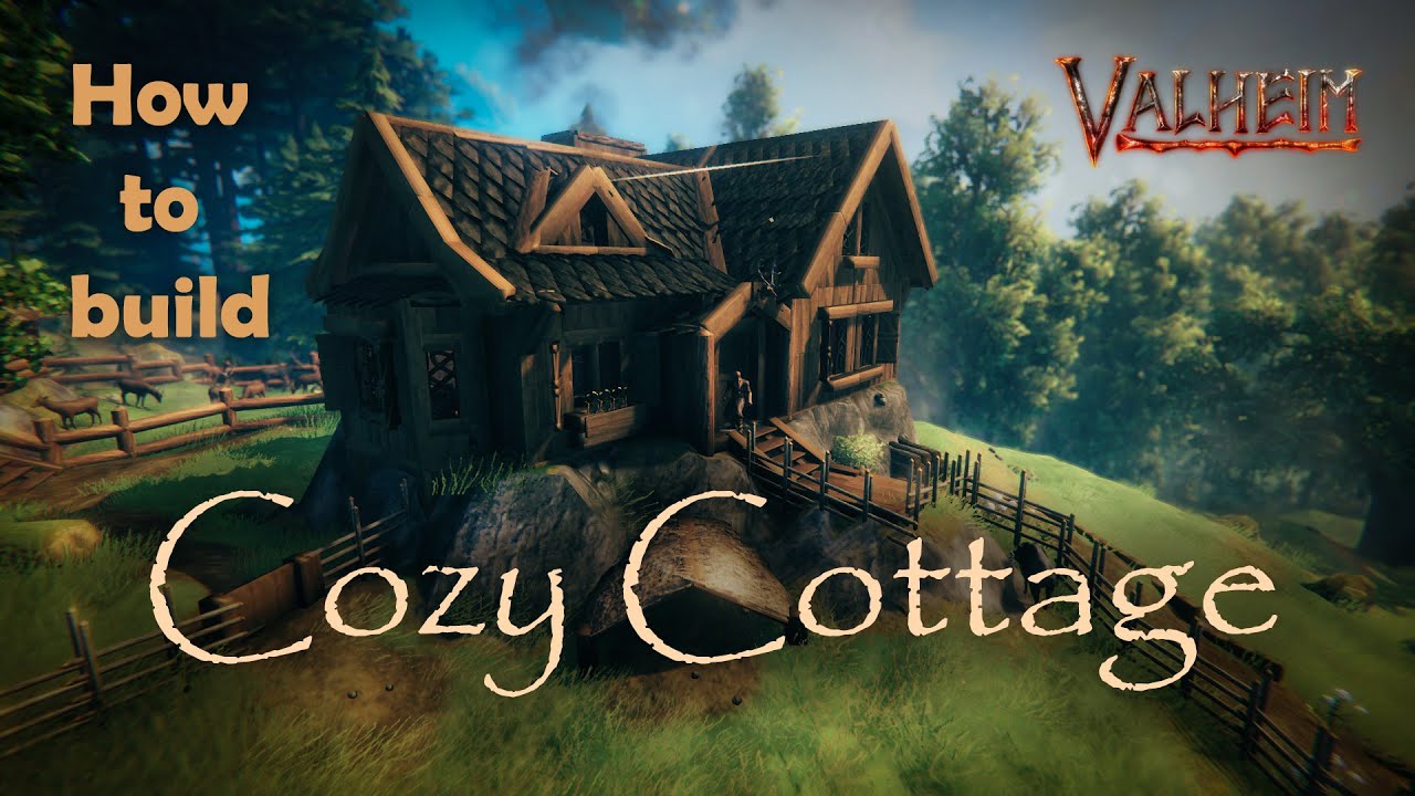 Valheim - How to build a Cozy Cottage | Timelapse + Showcase - YouTube