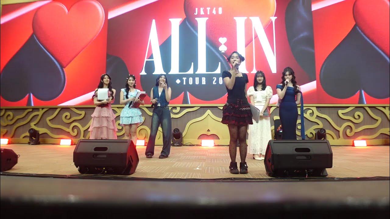 JKT48 - Sesi games 2 stage activity @.JKT48 ALL IN TOUR 2025 CIMAHI - YouTube