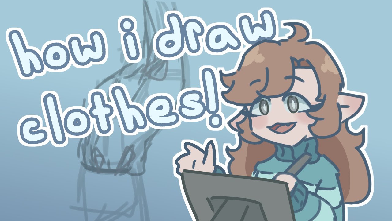 How I draw Clothes! || (tutorial, i think??) - YouTube