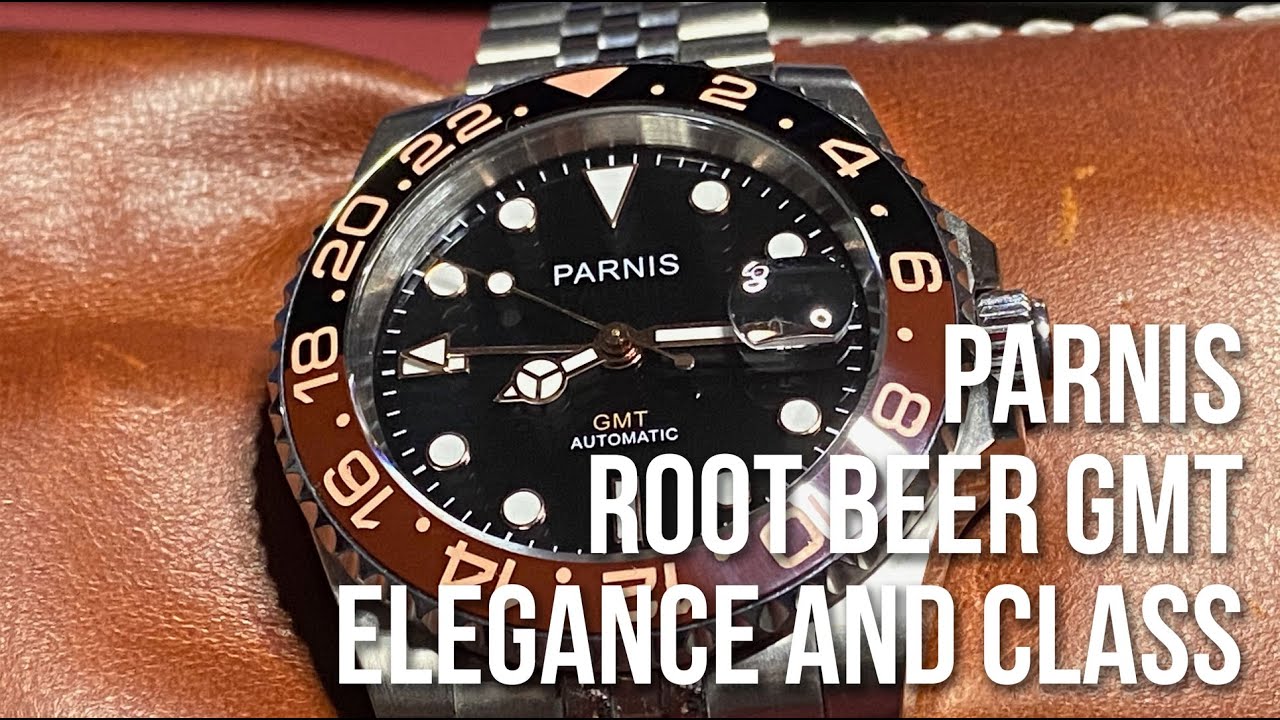 Parnis GMT Root Beer a very elegant homage - YouTube
