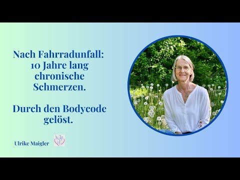 10 Jahre lange chronische Schmerzen die durch den Bodycode gelöst wurden.