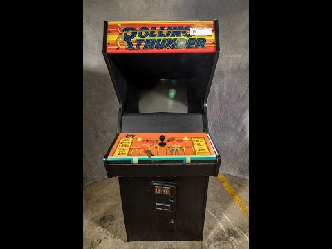 Lot 19: Rolling Thunder Arcade Video Game - YouTube