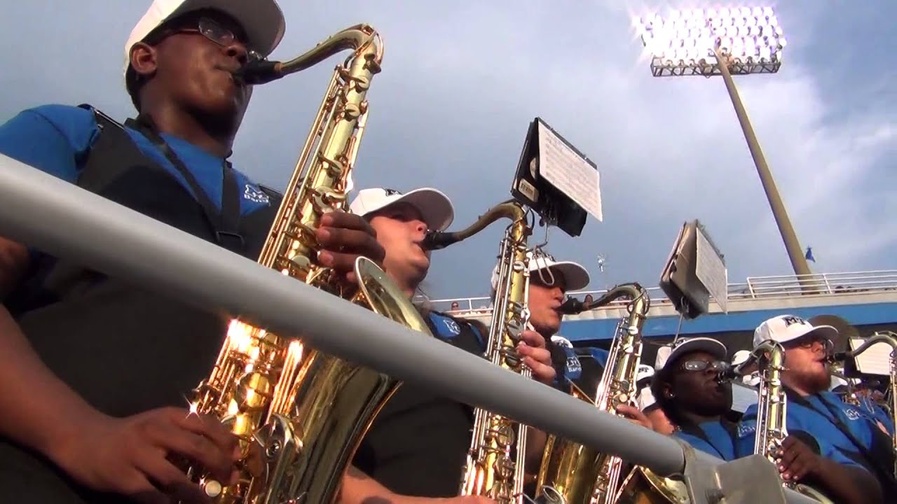 MTSU Band of Blue in the stands (9-5-15) Part E - YouTube
