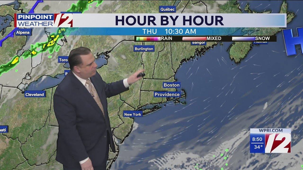 WPRI 12 Weather Forecast for 4/9/26: Sunny, dry today - YouTube