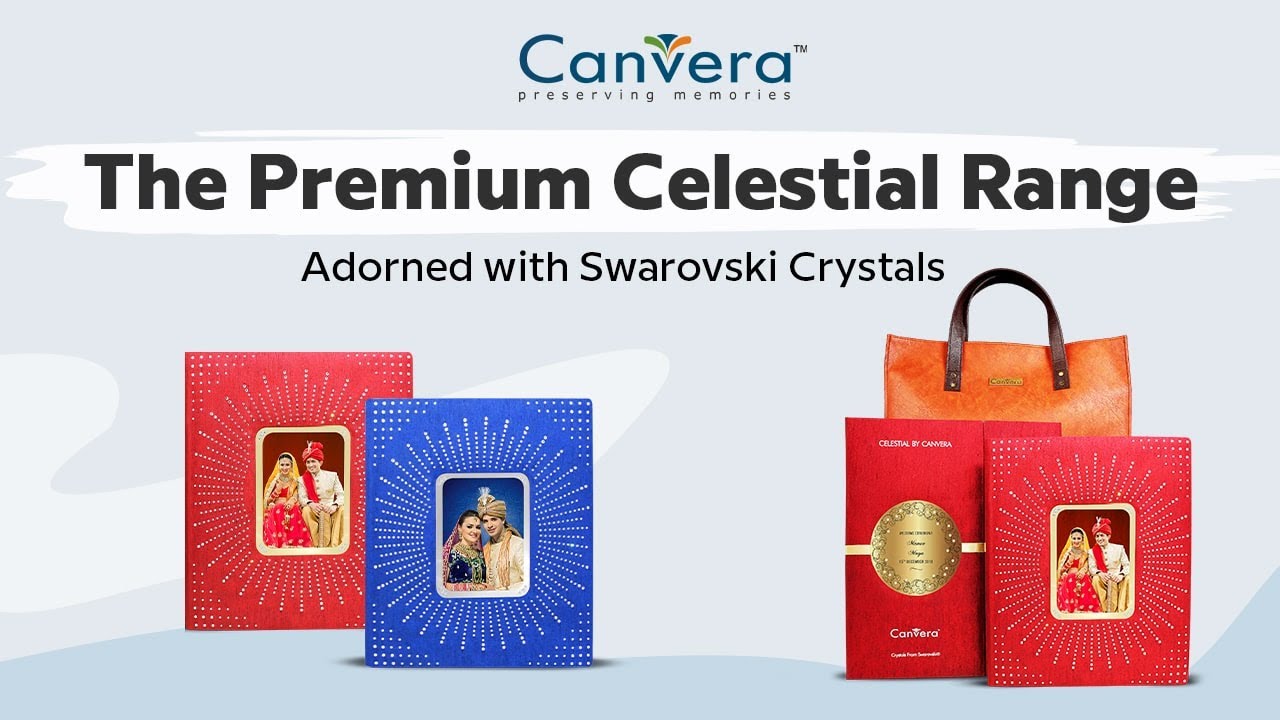 The Premium Celestial Range By Canvera - World's first Swarovski ...