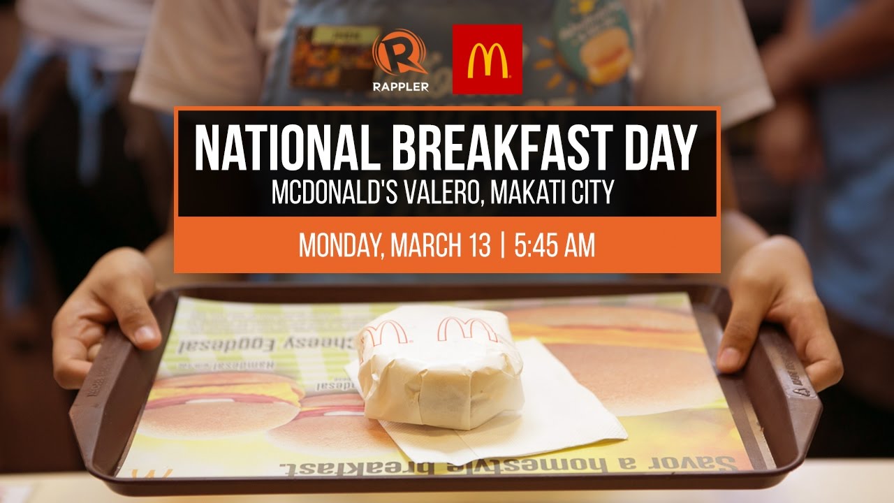 LIVE: McDonald's 5th National Breakfast Day - YouTube