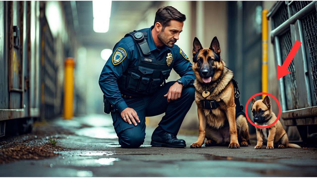 Quando il cane K9 della polizia troverà un piccolo testimone, ciò che ...