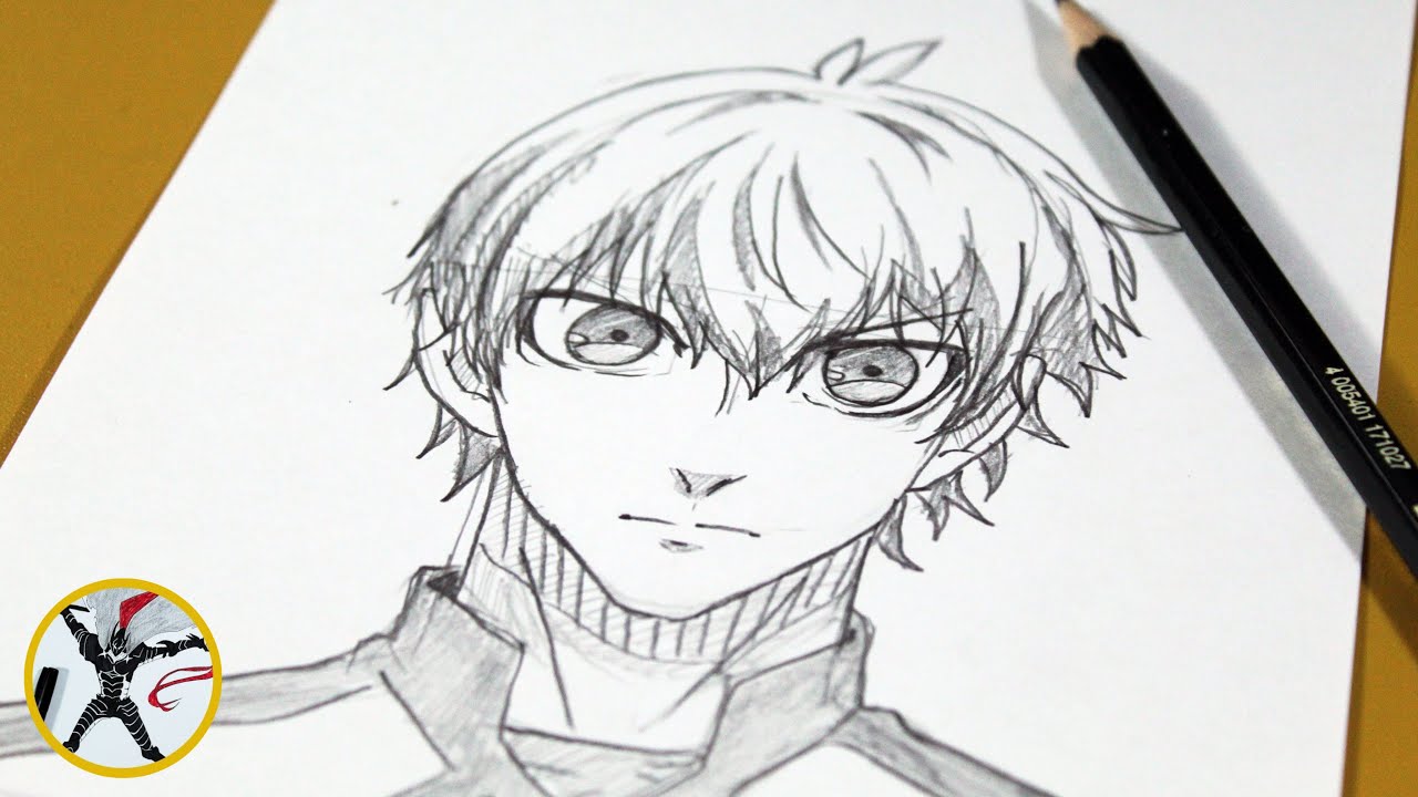 How to Draw Isagi Yoichi Step by Step – Easy Blue Lock Anime Sketch ...