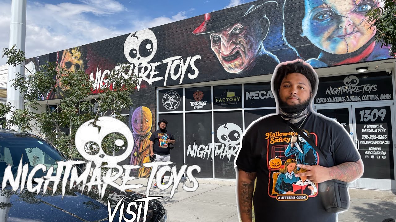 Visiting The Best Horror Store In Las Vegas | Nightmare Toys - YouTube
