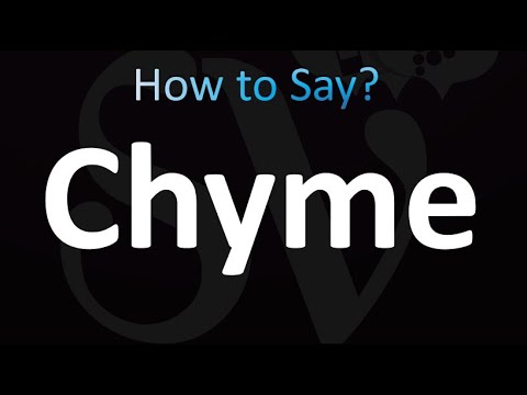 How to Pronounce Chyme (Correctly!) - YouTube