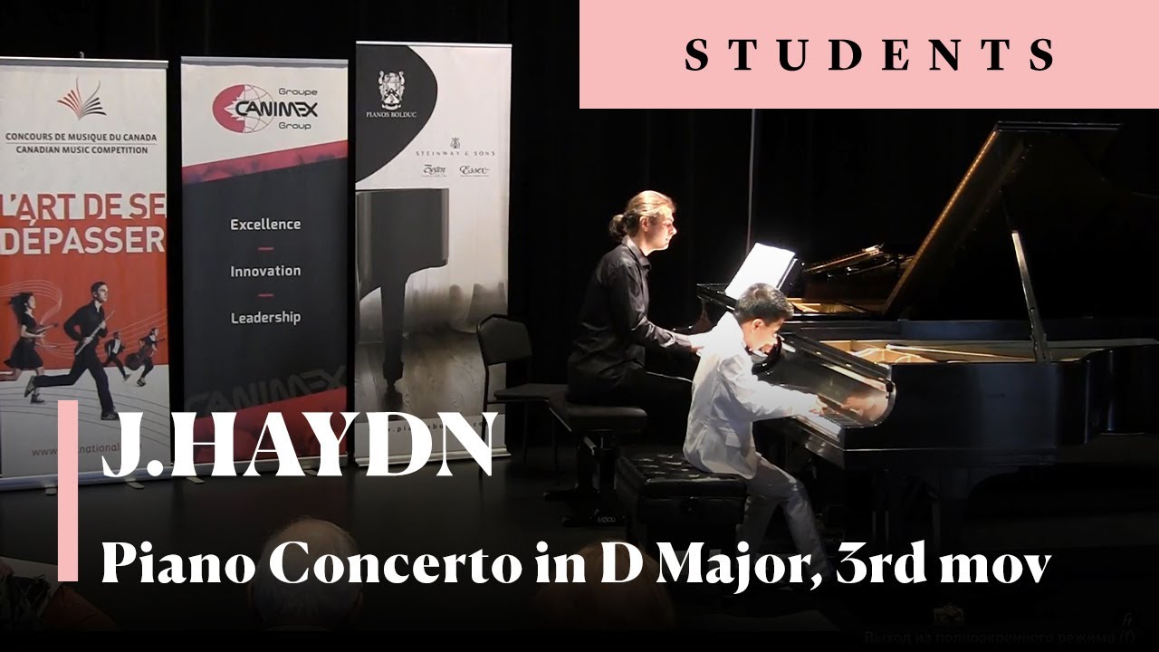 J. Haydn Piano Concerto in D Major, 3rd mov - YouTube
