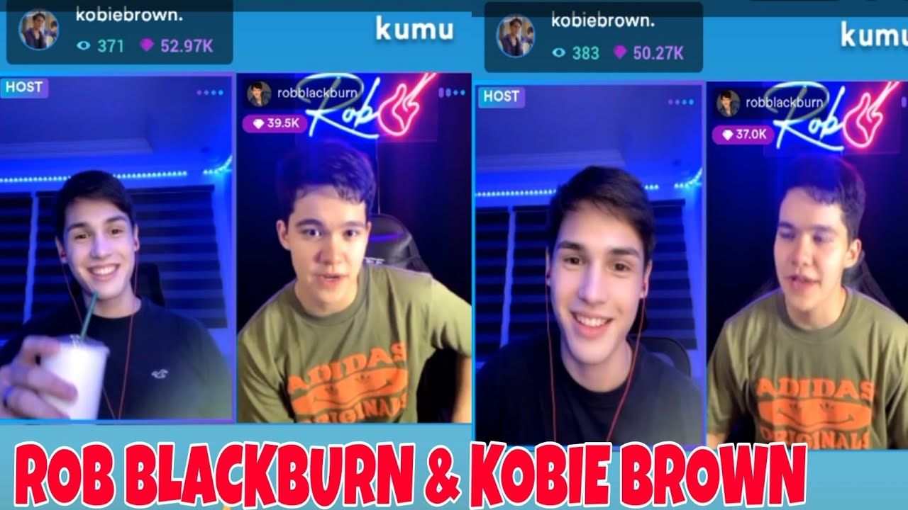 PART2! PBB ROB BLACKBURN & KOBIE BROWN KUMU LIVE UPDATE | - YouTube