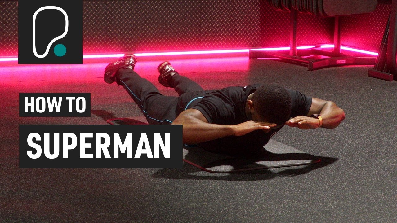 How To Do Superman Exercises - YouTube