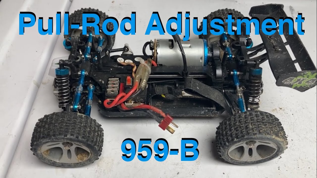 Metal Pull Rod Adjustment for WLTOYS A959-B - YouTube