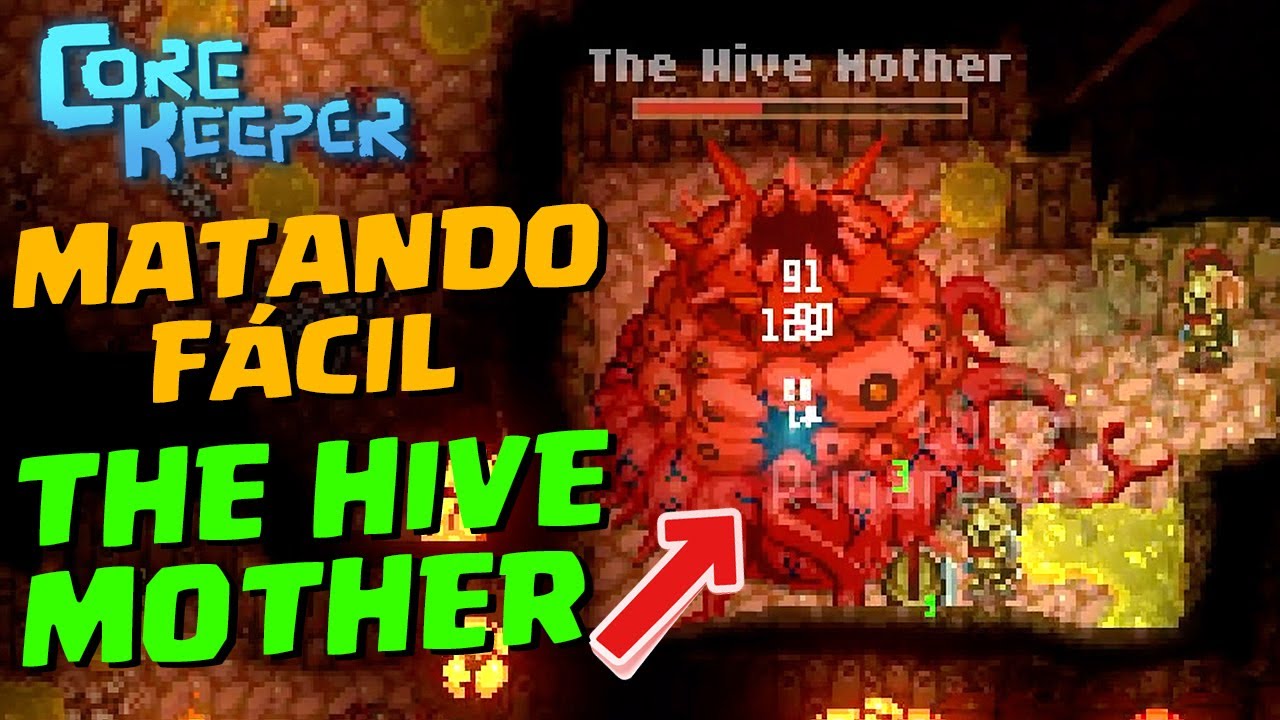 MATANDO FÁCIL O CHEFE THE HIVE MOTHER - CORE KEEPER - YouTube