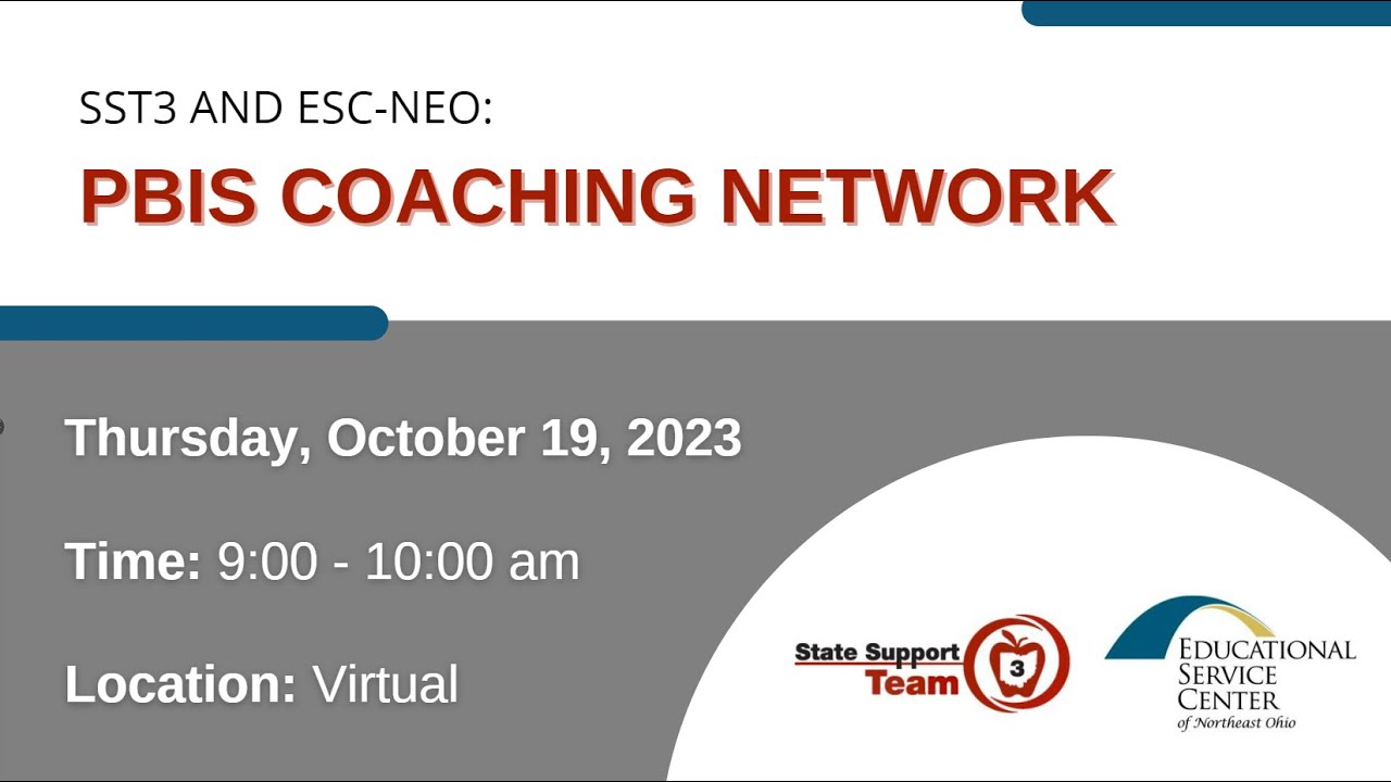 PBIS Coaching Network | October 2023 - YouTube