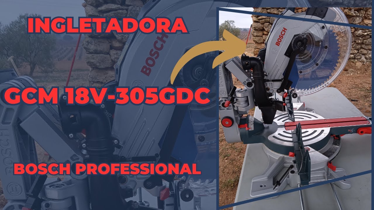 🔵 Conoce A FONDO la INGLETADORA GCM 18V-305 GDC Bosch Professional - YouTube