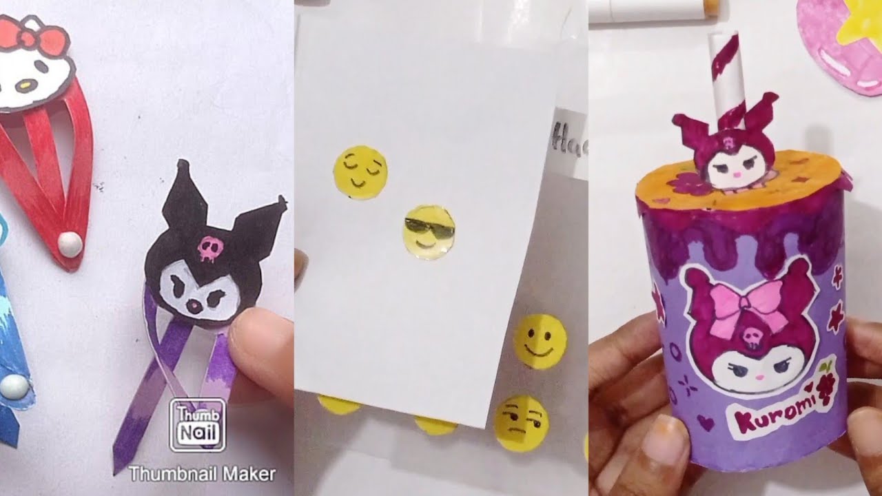 PAPER SANRIO TOY | How to make diy sanrio toy | mini sanrio toy | diy ...
