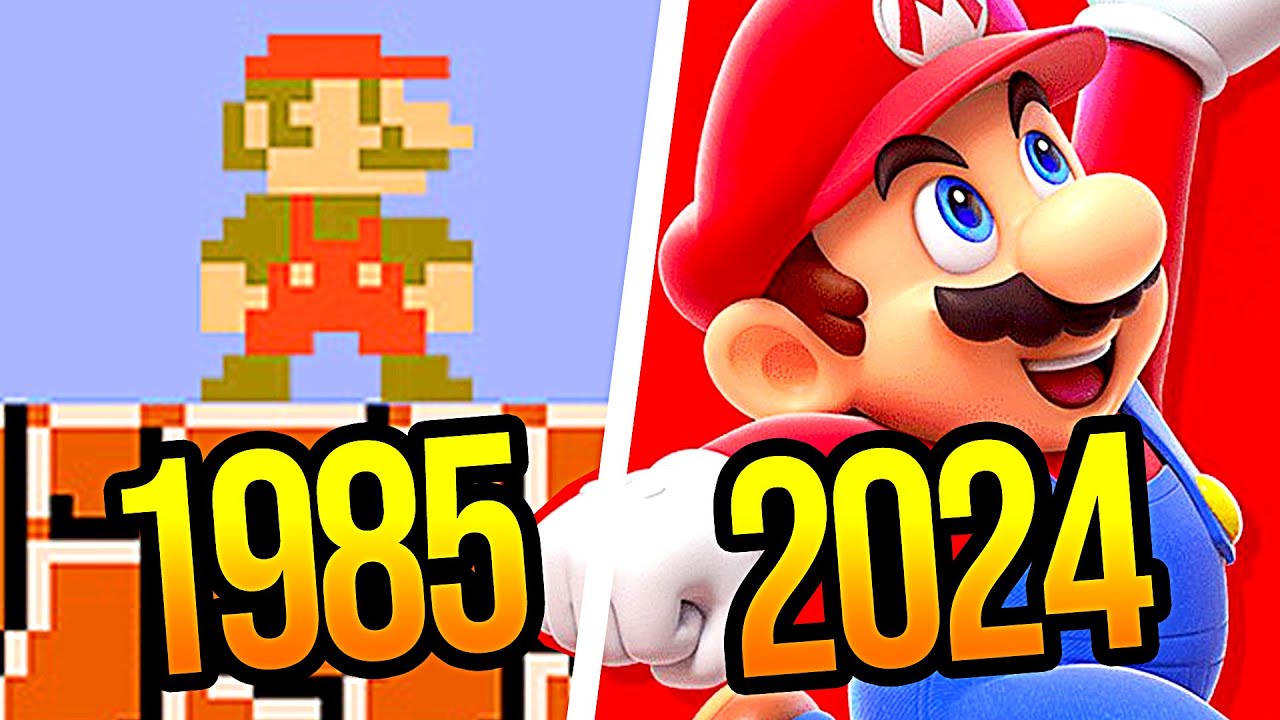 Evolution of Super Mario Games (1985-2024) - YouTube