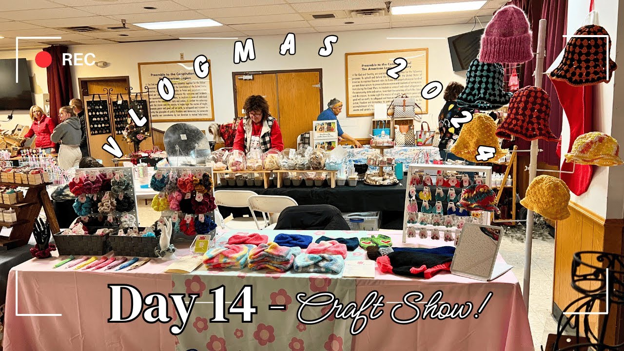 last craft show of the season!! how was it? | Eventual Vlogmas 2024 ...