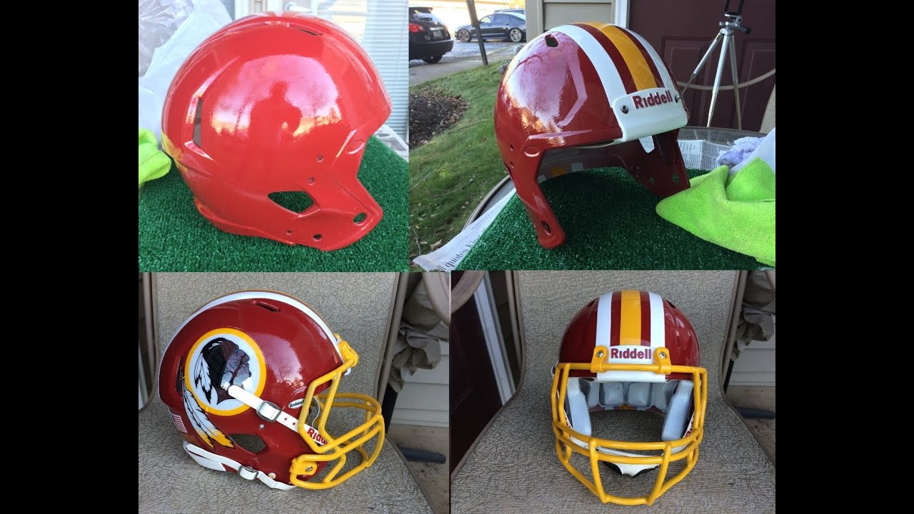 The Evolution of a Masterpiece: Washington Redskins custom football ...