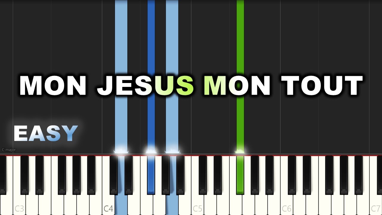 Nadège Mbuma - Mon Jesus Mon Tout | EASY PIANO TUTORIAL BY Extreme Midi - YouTube