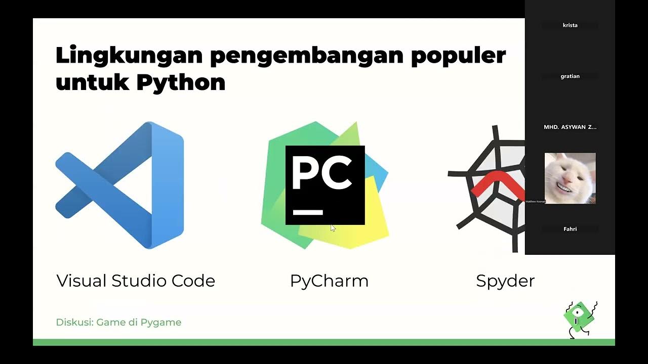 🎮 Cara Mudah Mengembangkan Game di Visual Studio Code! | Python Pro ...