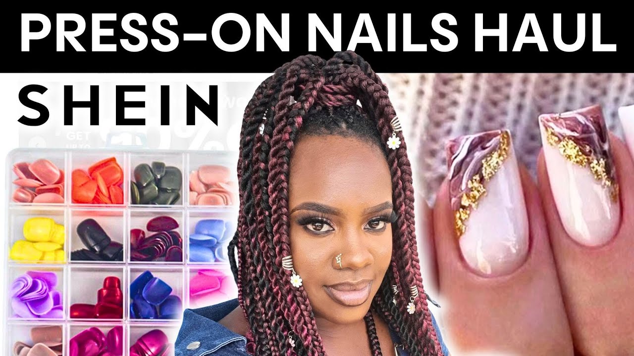 SHEIN PRESS ON NAILS HAUL | Shein Haul | 10 Sets of Cute + Girly Fake ...