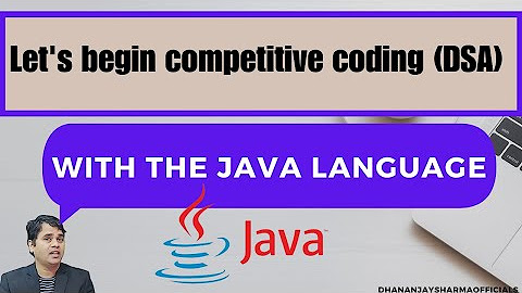 Competitive Programming (DSA) using Java in Hindi - YouTube