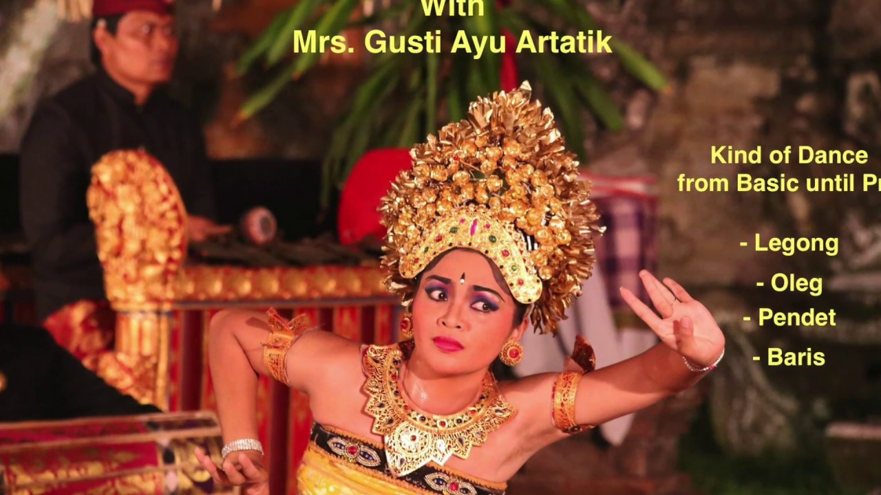 Balinese Dance Lessons by Mrs Gusti Ayu Artatik - YouTube