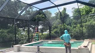 Gulfport,Ms pool enclosure build. Premier patio and Screen 228-863-8727