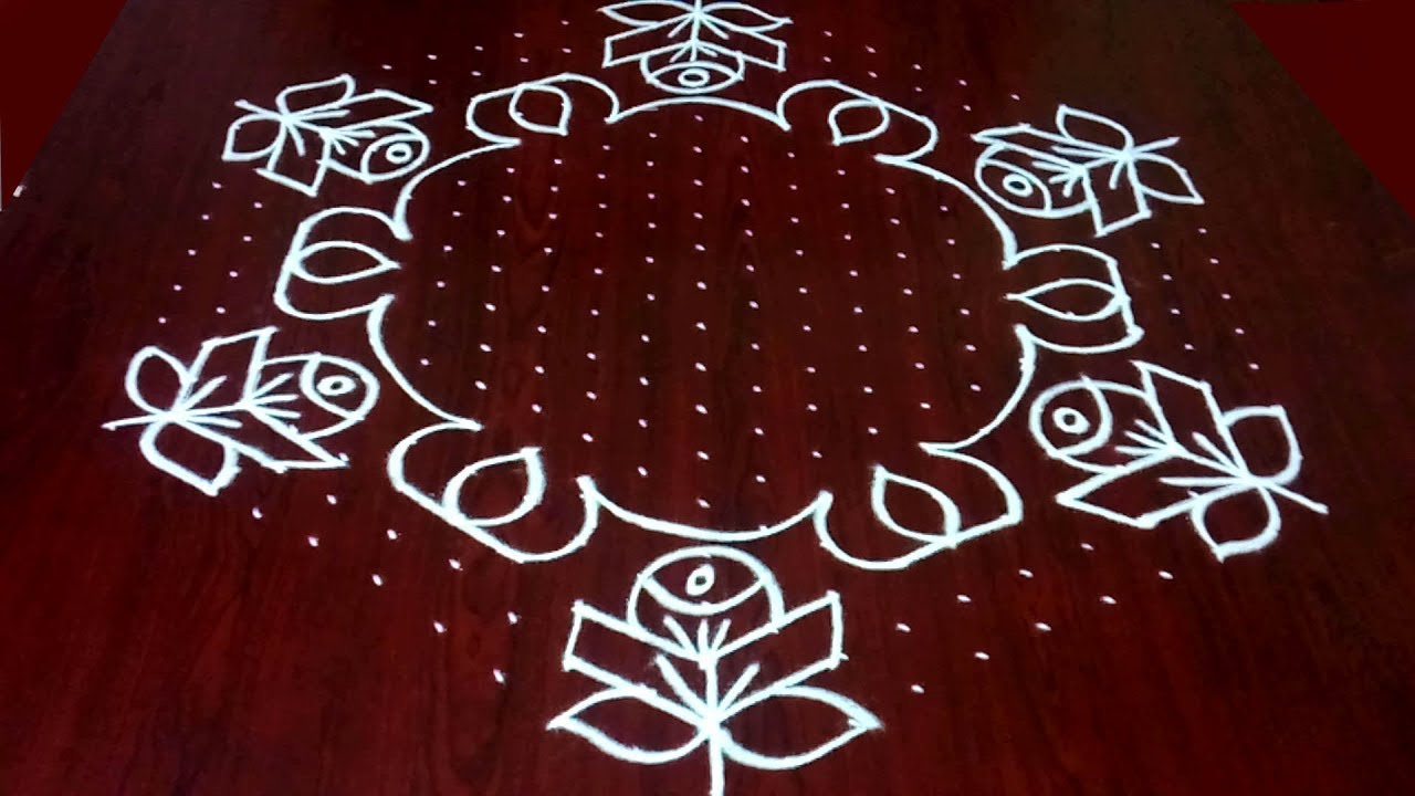 Dot Rangoli: 21 to 11 रंगोलियां || रांगोली बनाना सिखाओ || टिपक्यांची ...