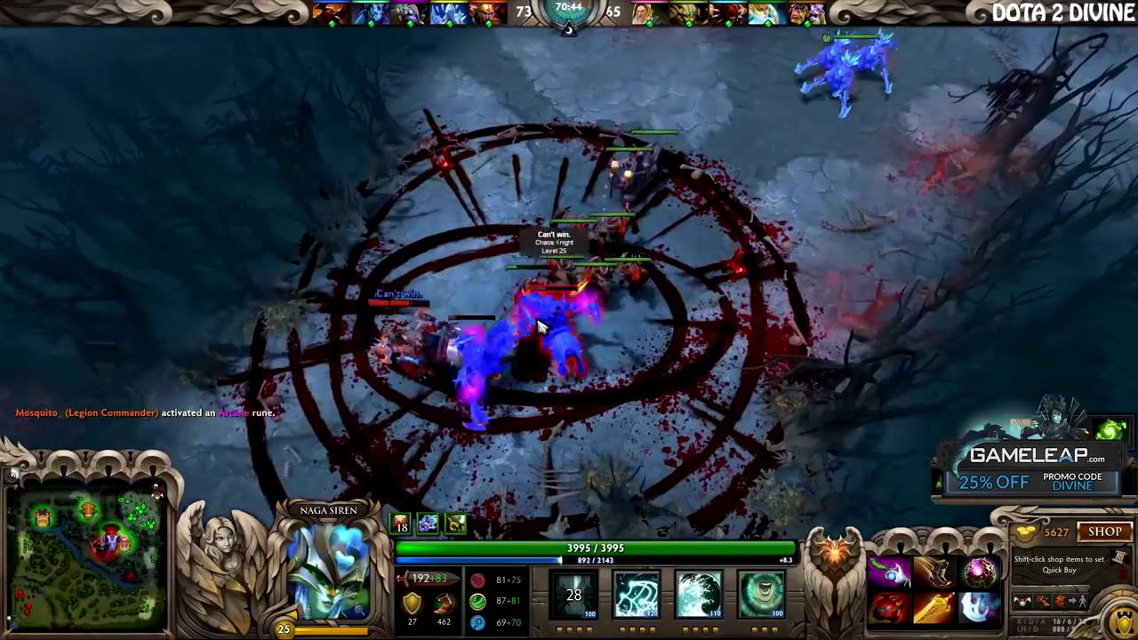 Dota 2 Notail Naga Intense Game - Don't underestimate my power - YouTube