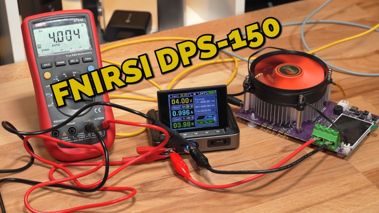 Ein mini-Labornetzteil mit USB C! Das FNIRSI DPS-150 im Test - YouTube