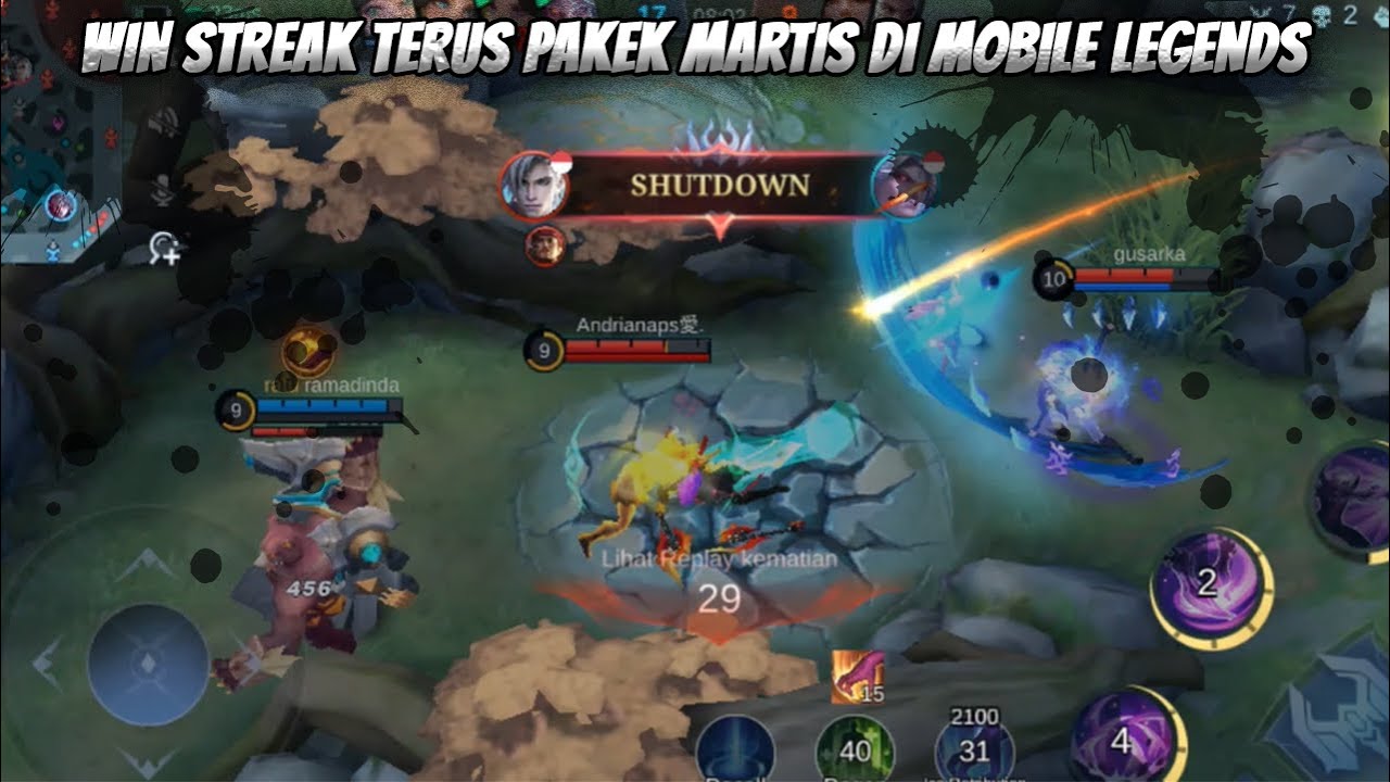 WIN STREAK TERUS PAKEK MARTIS DI MOBILE LEGENDS - MLBB - YouTube