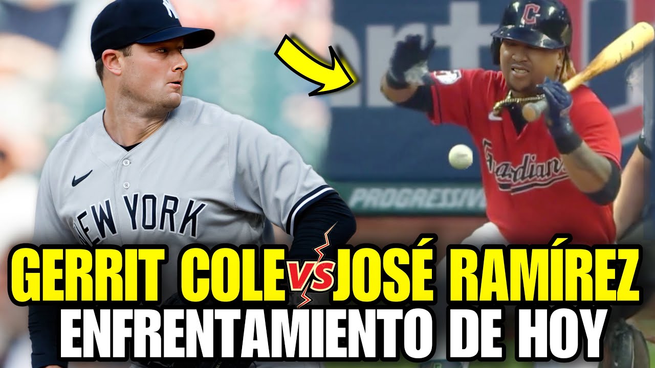ASÍ TERMINÓ EL ENFRENTAMIENTO DE HOY ENTRE GERRIT COLE Y JOSÉ RAMÍREZ ...