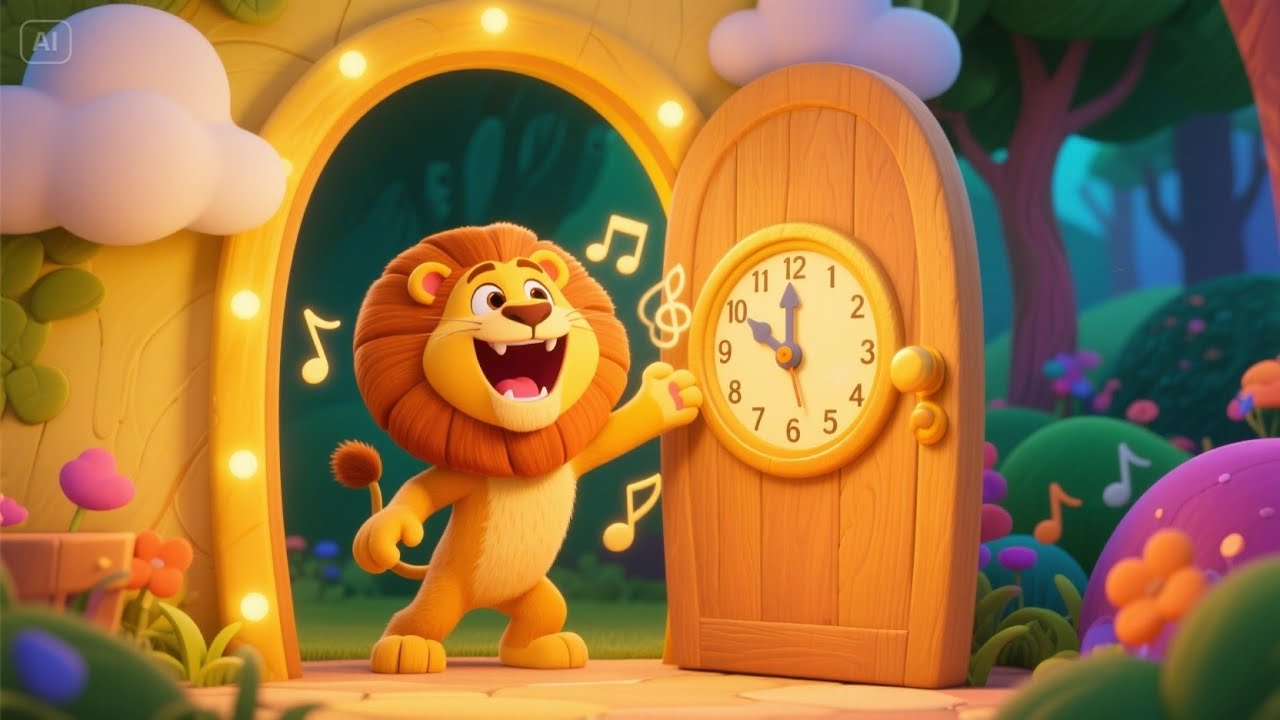 Hickory Dock and the Magic Clock | Time Travel Song for Kids | Nursery ...