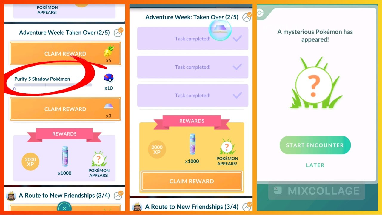 Rewards for Adventure Week Taken Over #pokemongo #pokemon #trending # ...