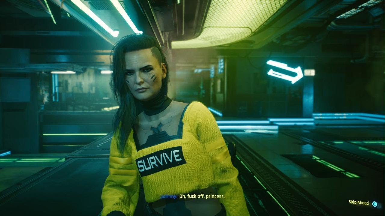 Cyberpunk 2077 Convincing Rogue "Johnny Ending" - YouTube
