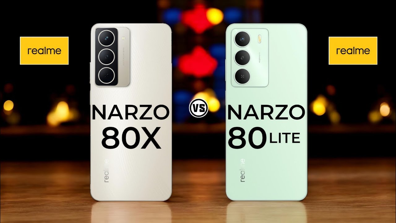 Realme Narzo 80X Vs Realme Narzo 80 Lite #Trakontech - YouTube