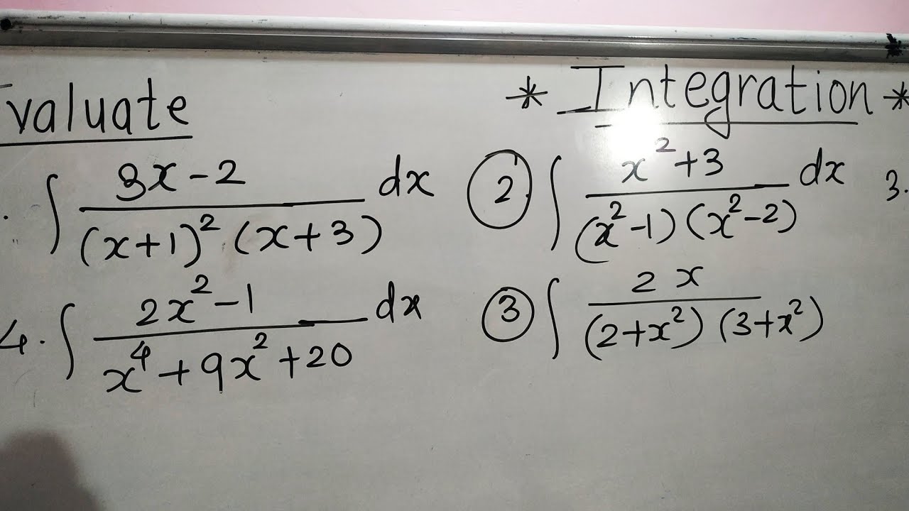 Problems On Integration By Partial Fraction Linear Repeated Roots YouTube Problems On Integration By Partial Fraction Linear Repeated Roots YouTube