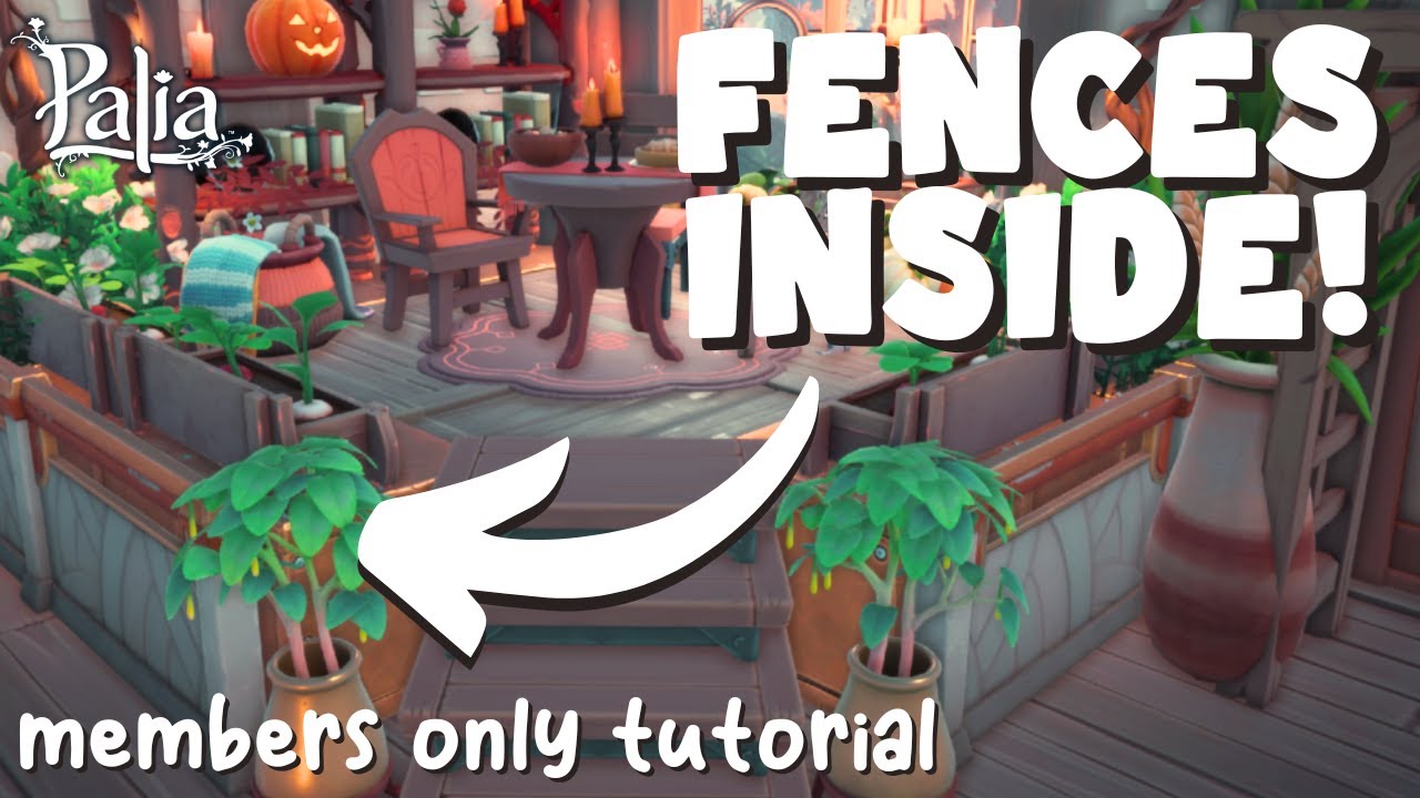 How to place fences inside your houses in Palia! (members only tutorial ...