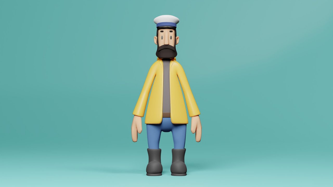 Lighthouse Keeper - 3D Character Model - YouTube