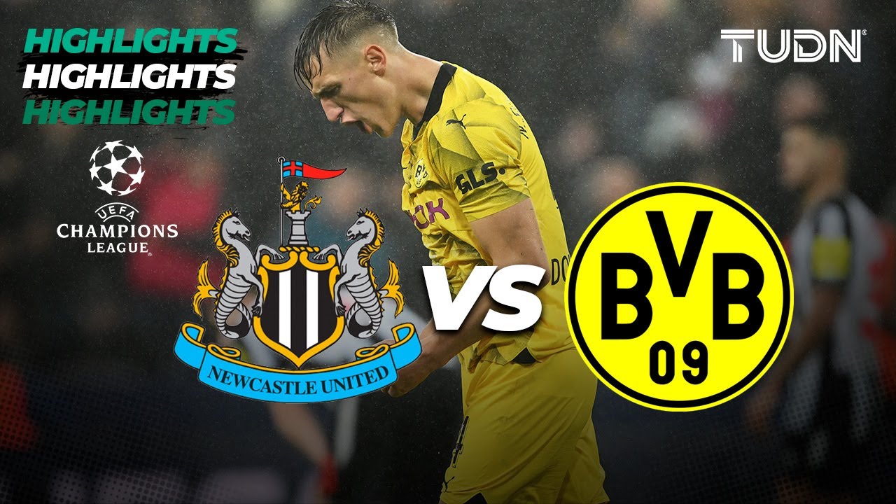 Newcastle vs Dortmund - HIGHLIGHTS | UEFA Champions League 2023/24 ...