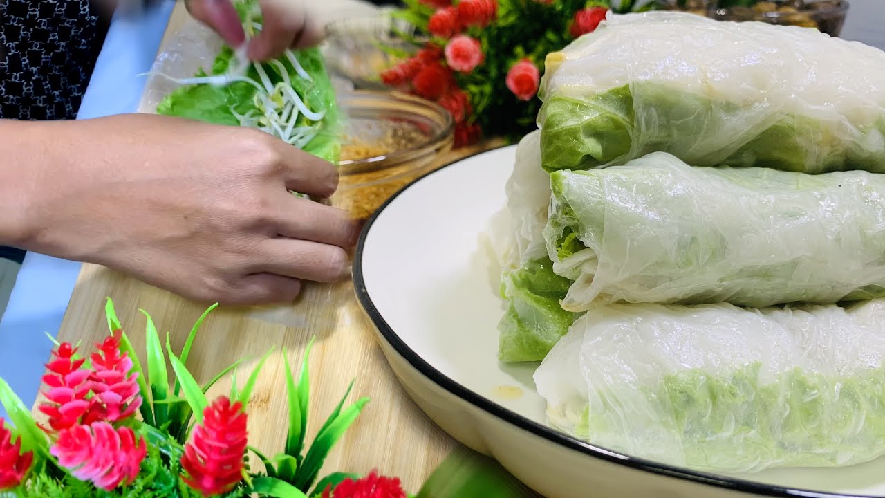 Rice Papers rolls::Easy and delicious-Rice Papers recipe - YouTube