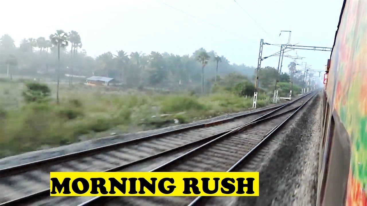 Honk Blast Morning Fog | On Rampage Trivandrum Chennai Duronto - YouTube