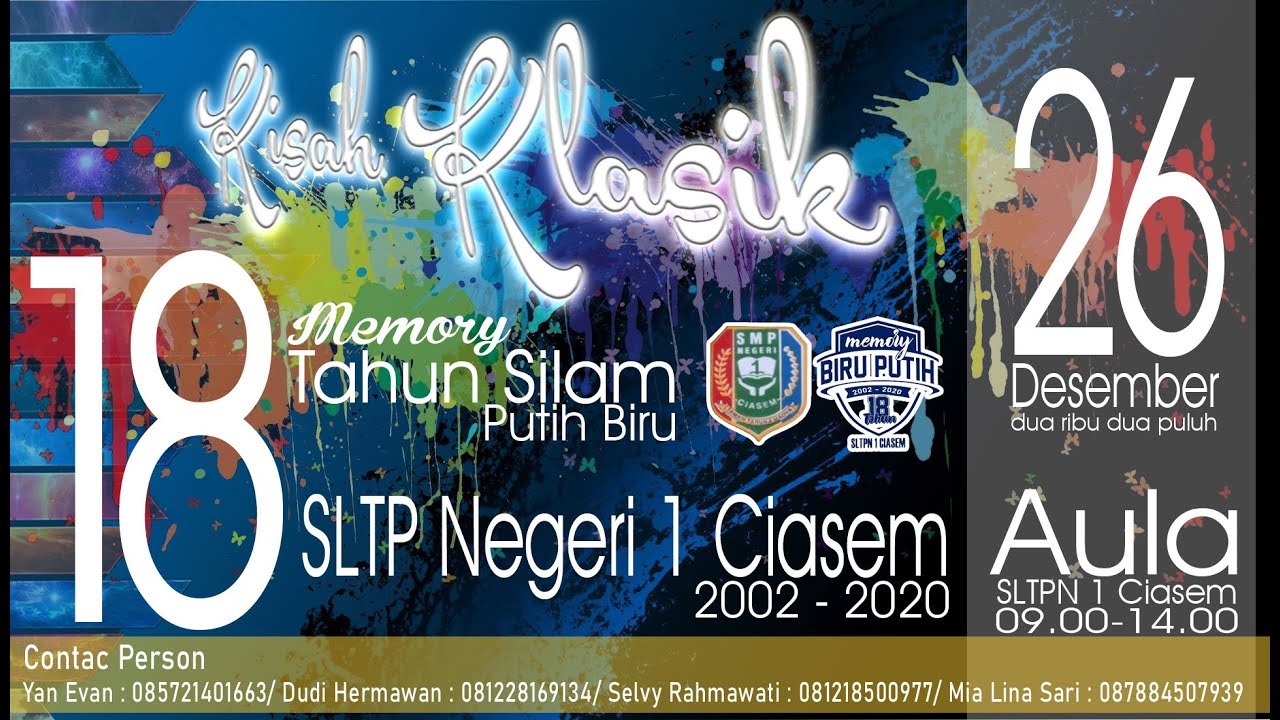 Reuni SMP PART 1 - YouTube