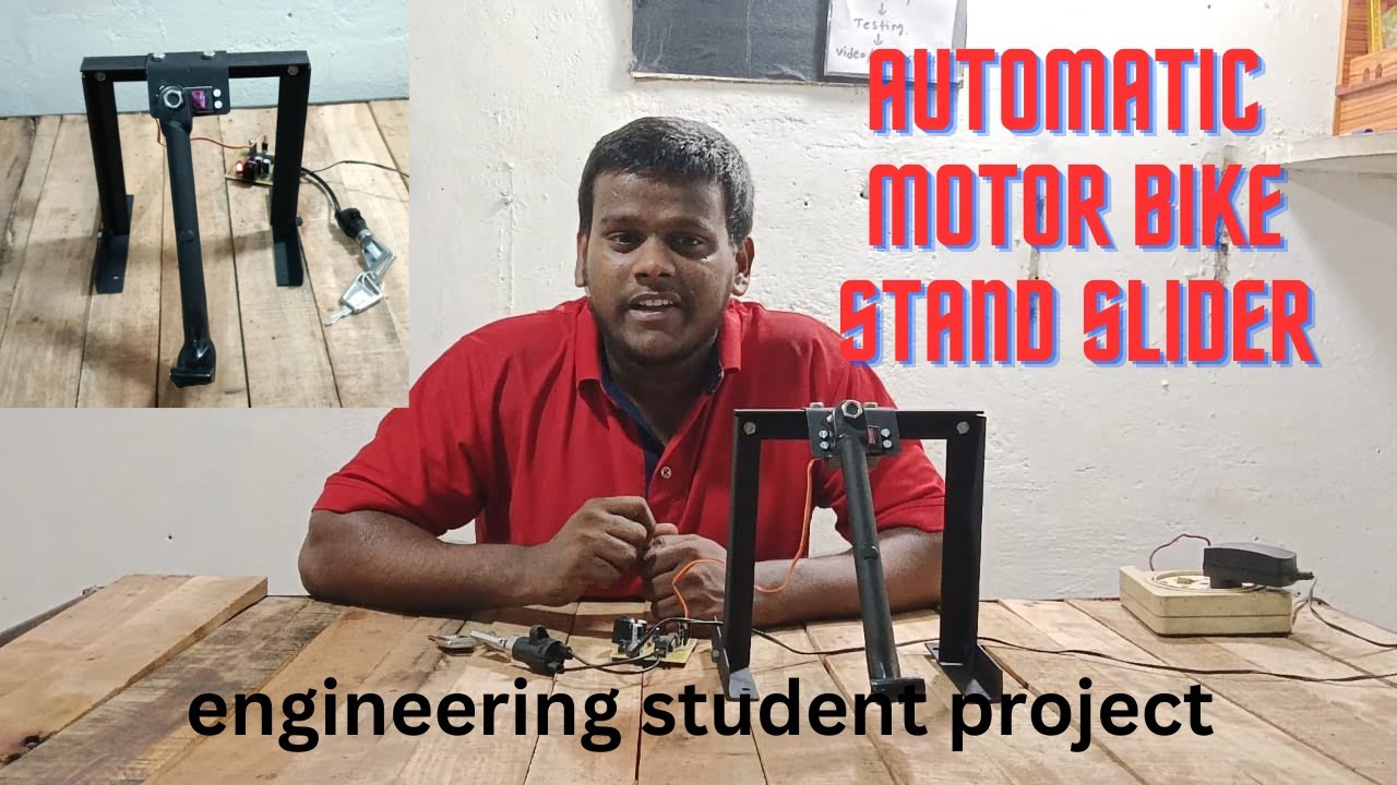 automatic motorbike stand project part-1| engineering project | college ...