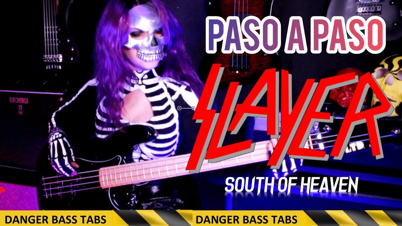 South Of Heaven - Slayer (BASS TABS & TUTORIAL) - YouTube