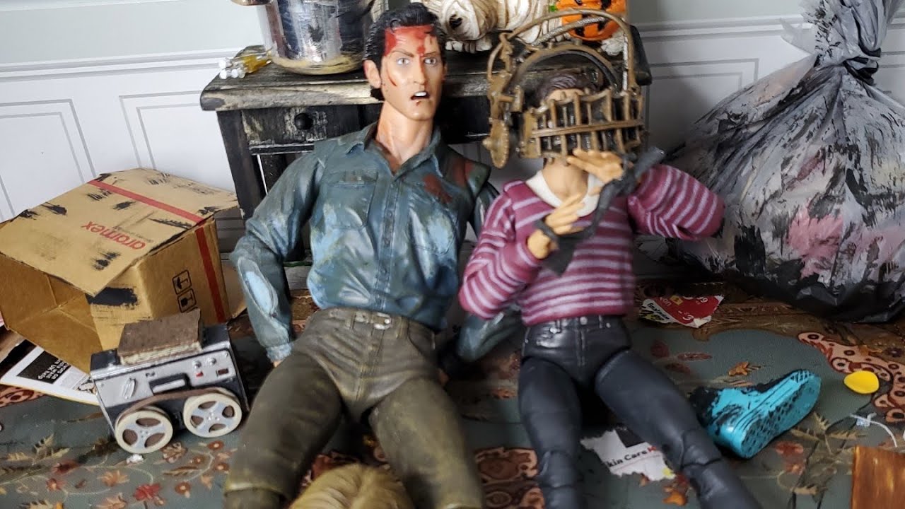 NECA Horror Display Setup - YouTube